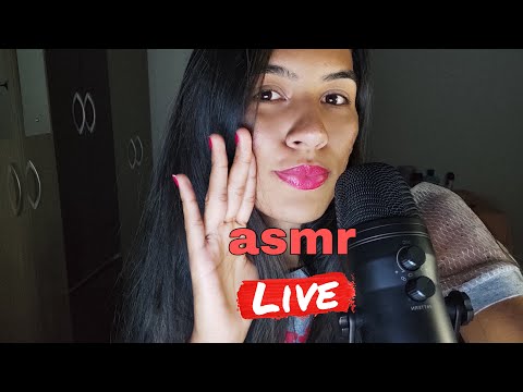 ASMR AO VIVO PRA TE RELAXAR = MUITOS SONS DE BOCA #RUMO11K