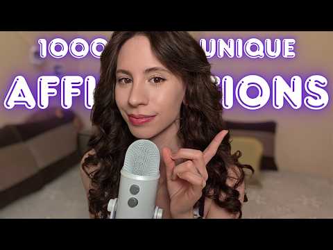 I Whispered 1000 Affirmations Without Repeating A Single One | ASMR