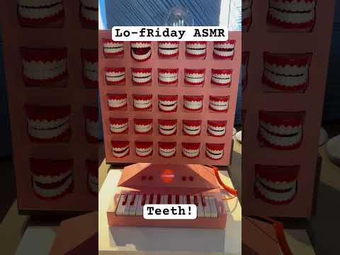 Lo-fRiday ASMR 🌙 Teeth! #art #asmr #publicasmr #lofiasmr