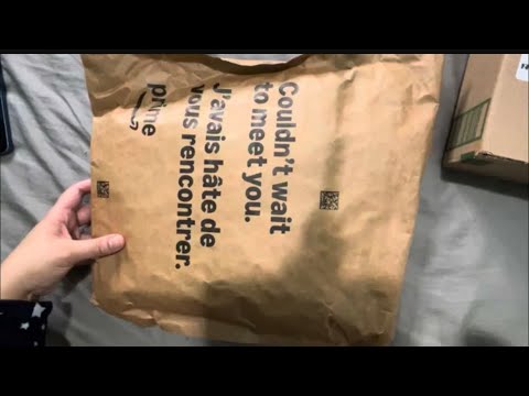 ASMR Amazon Haul + Amazon bag’s Crinkle Sounds Opening Package’s Nice ...
