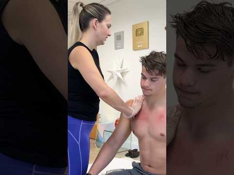 Big MUSCLE Tension CRACKED #chiropractic #asmr #knots