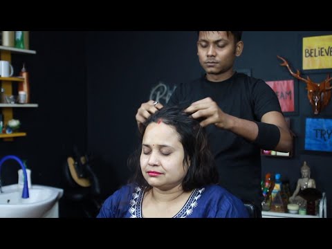 Ultimate Satisfying Female Head Scratching ASMR Head Massage With Neck ...