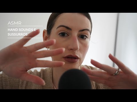 ASMR - Hand sounds e sussurros | SOLANGE PRATA