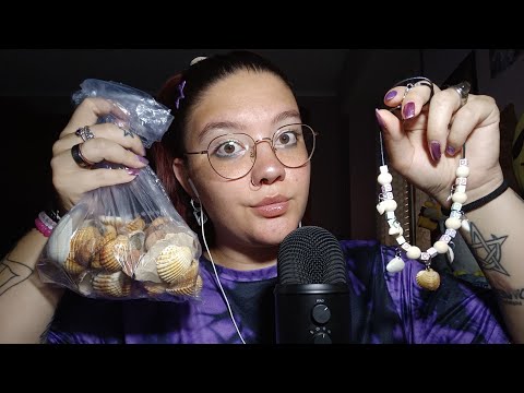 SHOW & TELL CONCHIGLIE + STORYTIME MARE 🐚😴💜 | ASMR ITA