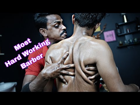 ASMR Very strong back massage and chiropractic adjustments by Oleg ...