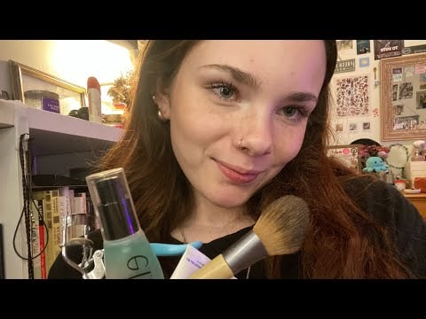 ASMR i do your makeup but i have no clue what i’m doing (lofi/chaotic)