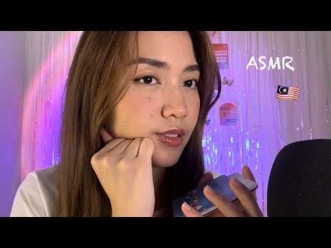 asmr - whisper rambling with hand movements, reading new positive ...