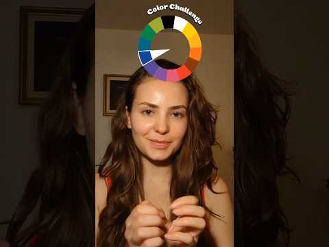 🌈 ASMR color challenge 👀#asmr #colorchallenge #asmrsounds