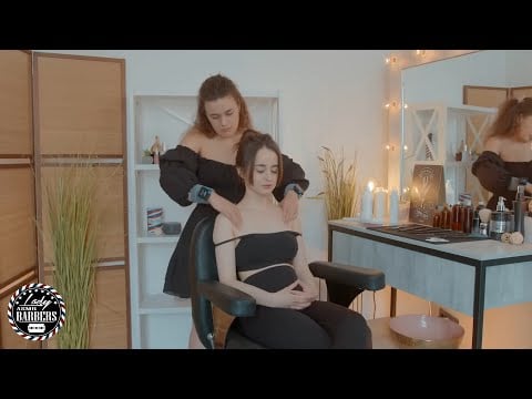 Whispered Serenity ASMR Massage by Barber Lady Elle for Skinny Girls
