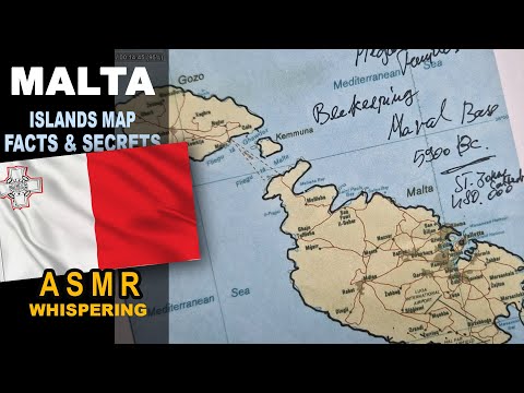 ASMR: Map of MALTA Islands tracing with facts | Facts and Highlights ...