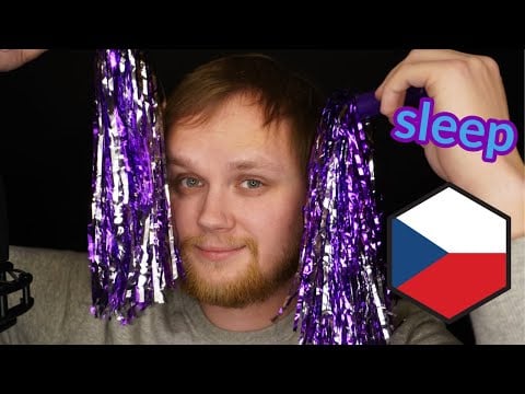 Trying ASMR first time fast mic brushing (Czech language)