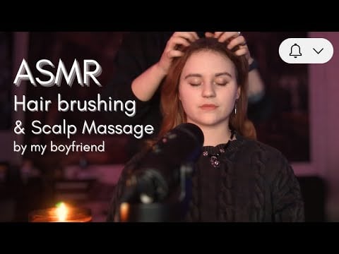 ASMR | Hair brushing & scalp massage | Lo-Fi