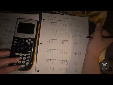 Chill & do my Math Homework w/ Me!! Asmr (up close whispering)