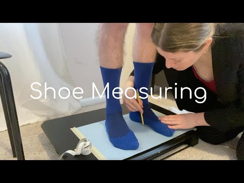 Foot Measuring & Shoe Fitting - Real Person ASMR