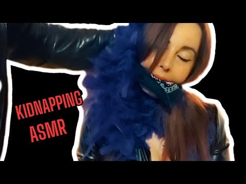 ASMR KIDNAPPING ROLEPLAY - LEATHER SOUNDS - BANDANA - GLOVES - FEATHERS ...