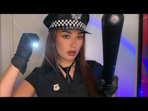 [ASMR] police officer does patdown & dui tests on you (fast & aggressive)