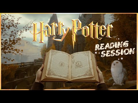 Reading at Hogwarts | Autumn/ Fall Season🍂 Perfect Cozy Virtual ...