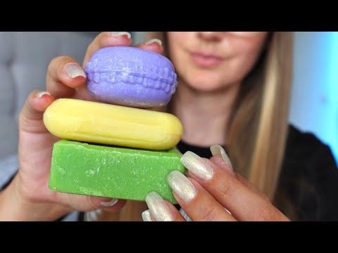 ASMR Soap Sounds - Intense Tapping, Nail Scratching & Unboxing 🧼 for Sleep