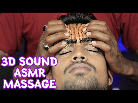 Best Headache Relief Head Massage With 3d ASMR Sound | Oil Head Massage ASMR For Best Satisfaction