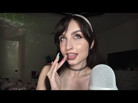 ASMR LOVE BOMB 💗Intense SPIT PAINTING 💗Wet MOUTH SOUNDS💗 Nail TAPPING💗 ...
