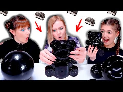 One Color Food Challenge: ASMR Eating Only One Color Foods! 🍎🍅 Compilation