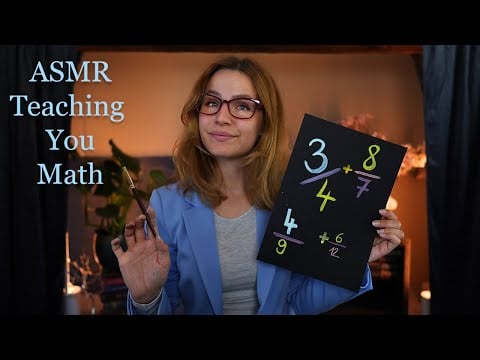 ASMR Teaching You MATH Getting Progressively HARDER: Fraction Addition w/ COLORS | Math for EVERYONE