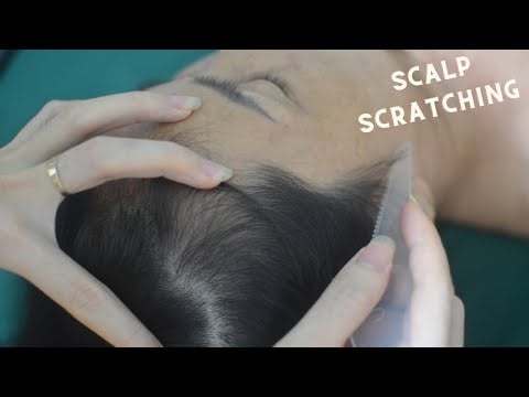 ASMR Nape Scratch Tingly, Relaxing Hair Sound ( Scalp Massage, Scalp ...