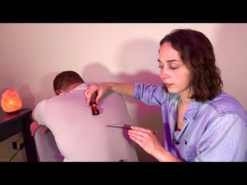 Ultimate Tingles ASMR Back Scratching & Tracing Massage with Tools ...