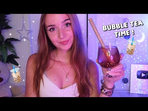 ASMR : Bubble Tea time !🧋la team en Corse, r.i.p Karma, Montpellier & Marseille☀️