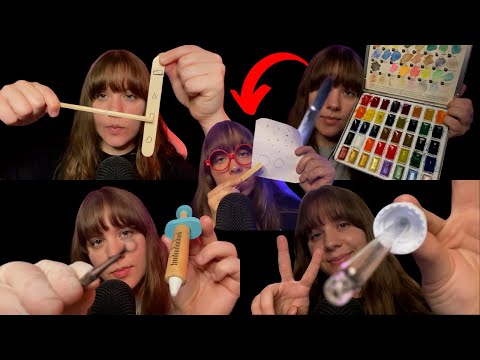 ASMR 5 FAST ROLEPLAYS IN 20 MINUTES ⭐️ (dermatologist, cranial, eye ...