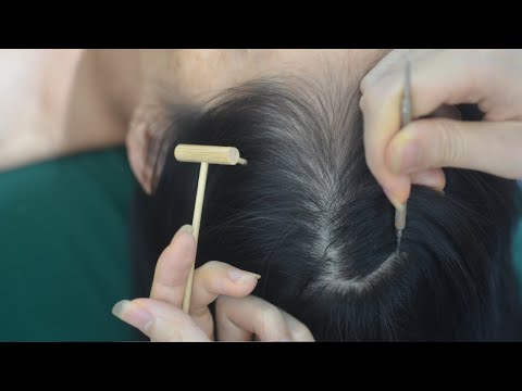 ASMR Relaxing Scalp Scratch, Scalp Massage & Hair Parting No Talking ...