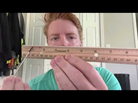 Fastest ASMR Ruler Eye Exam Ever - The ASMR Index