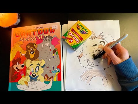 ASMR Soft-Spoken Drawing & Coloring Member Badges 🖍️ Cute Cartoon ...