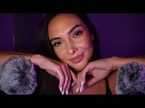 Ear to Ear Whispers, Fluffy Mic Scratches & Gentle Kisses 🤍 ASMR for ...