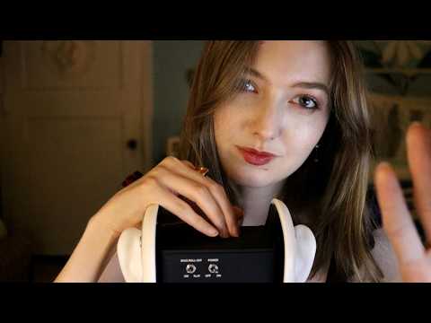 ASMR mic scratching, hand sounds, mouth sounds 🍓