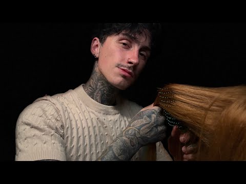 ASMR Guy in Back of Class Plays With Your Hair
