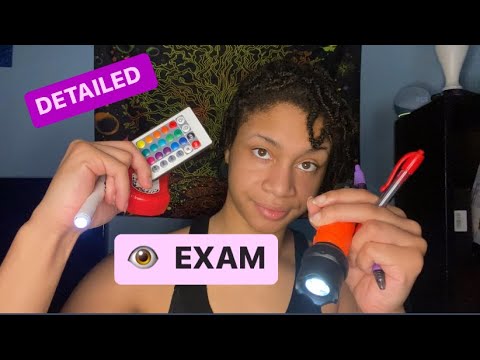 ASMR - Detailed Eye Check (Shannon) - The ASMR Index
