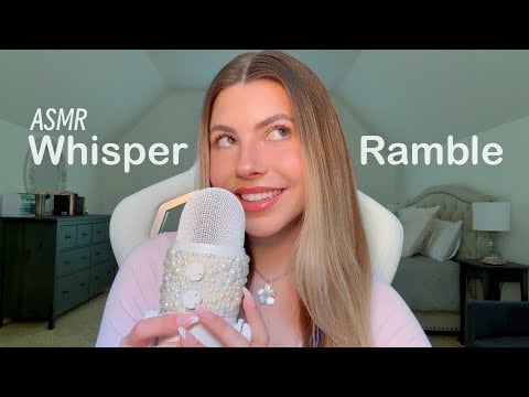 ASMR Up Close Whisper Ramble 👄 (clicky whispers, mouth sounds)