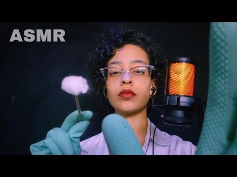 ASMR | EXAMINANDO O SEU ROSTO 🔎 - voz suave, toques delicados, sons de boca