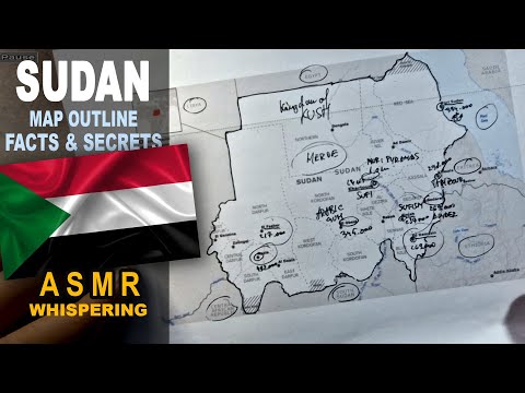 ASMR: Map of SUDAN tracing with facts | Facts and Highlights [ASMR maps ...