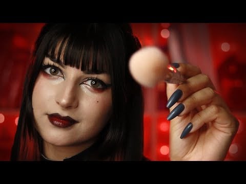 ASMR | Goth Girl Does Your Makeup🦇 - The ASMR Index