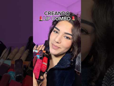 Creando💄LIP COMBO💄 #asmr #lipcombo