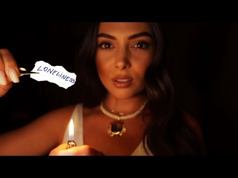 ASMR Therapy: Positive Affirmations & Burning Your Anxieties Away 🔥🕊️