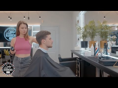 ASMR Hair Styling by Barber Lady Dana to Liza