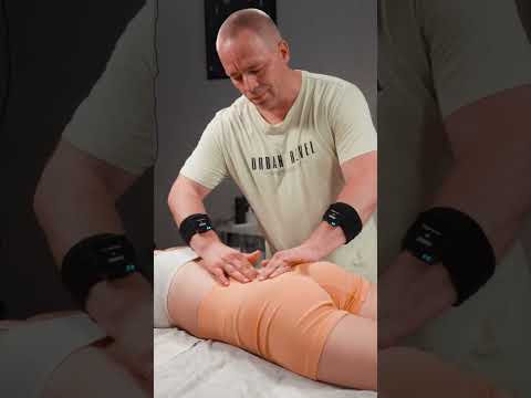 Intense chiropractic adjustment and back massage for Olga #chiropractic