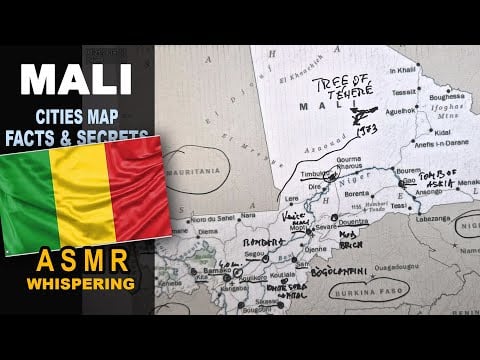 ASMR: Map of MALI Tracing | Main Cities Less known facts and Highlights ...