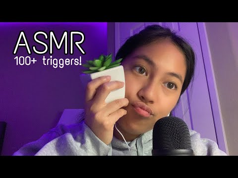 ASMR 100+ TRIGGERS in 4 minutes! - The ASMR Index