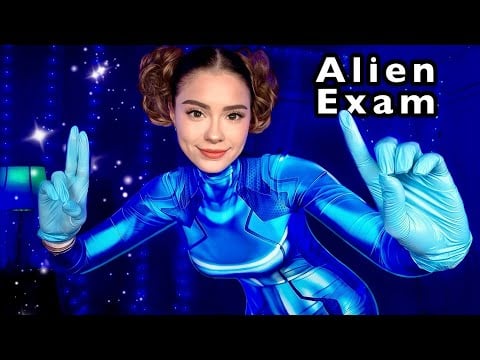 ASMR Full Body Alien Examination 👾 (alien roleplay, layered sounds ...