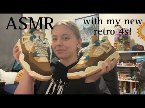 ASMR new shoes!!!! (retro 4s) - The ASMR Index