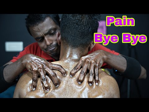 Deep Tissue Shoulder Massage ASMR | Head And Shoulder Massage With Neck ...